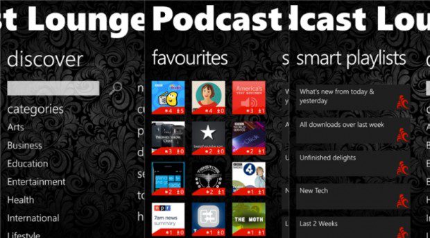 Podcast Lounge for Windows Phone picks up a major update