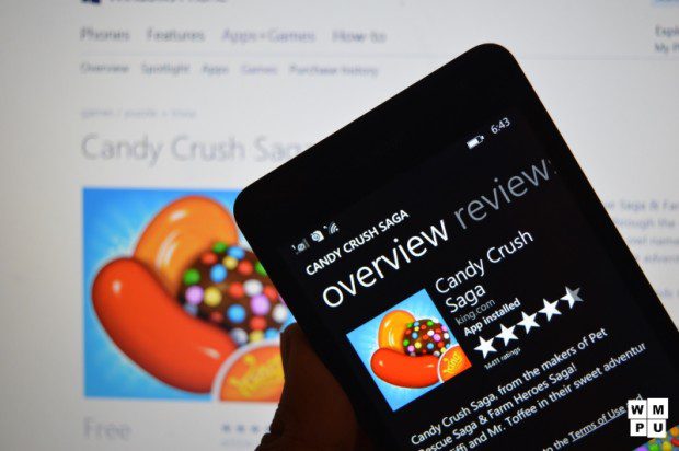 Candy Crush Saga gets an update for Windows Phone devices
