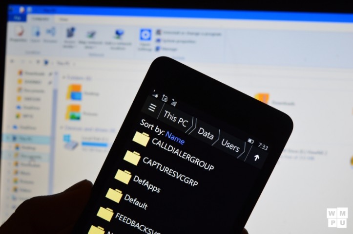 How to browse the Windows 10 Mobile file system for fun and profit