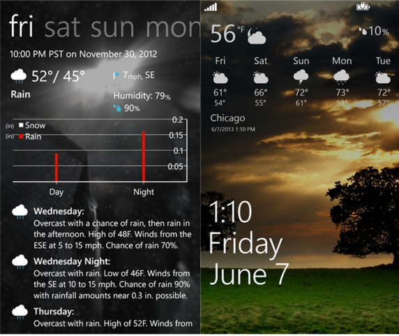 Amazing Weather HD updated with enhancements
