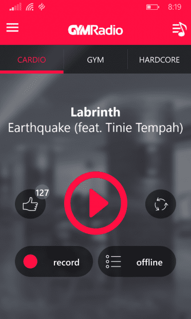 GYM Radio now supports offline playback and more