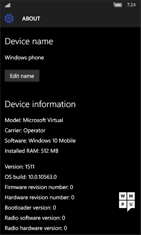 Gallery Windows 10 Mobile Build 10563 Emulator Screenshots Mspoweruser 6924