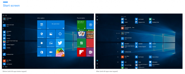 Microsoft considering a much improved "All Apps List" in Windows 10 ...