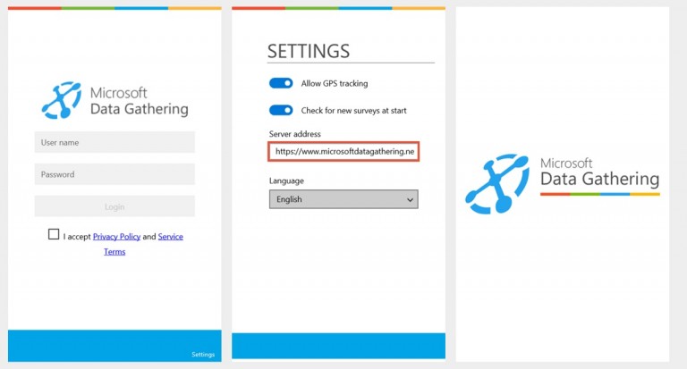 Microsoft's Data Gathering App updated