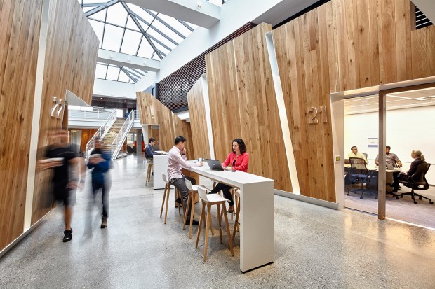 Microsoft revamps workspaces inside Buildings 16 and 17 to boost ...