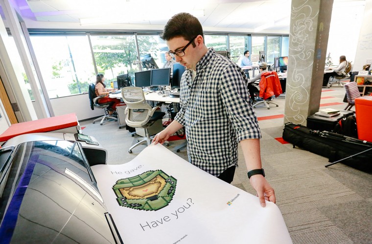 Microsoft revamps workspaces inside Buildings 16 and 17 to boost ...