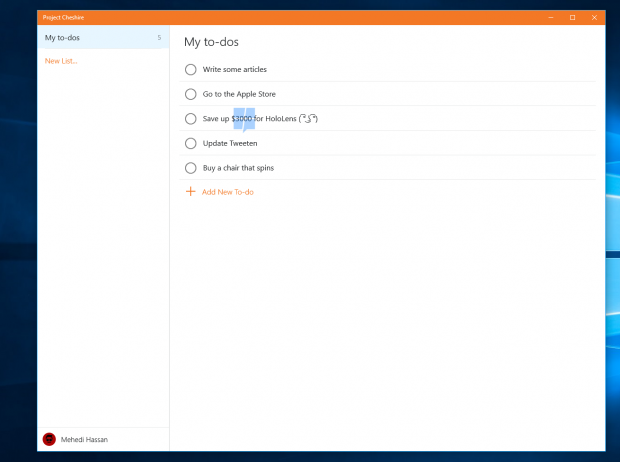 Hands-on with Project Cheshire, Microsoft's upcoming To-Do list app for ...