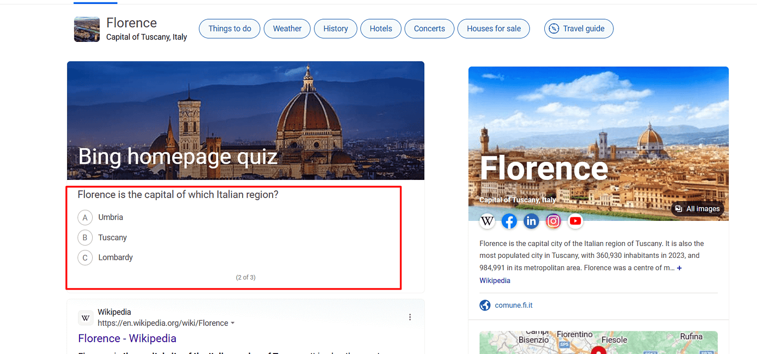 MSPU Tips: How to Use Bing Homepage Daily Quiz