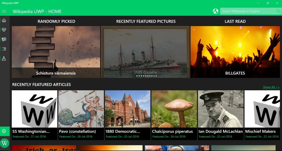 Developer Submission: Wikipedia UWP - A Powerfull Third-party Wikipedia ...