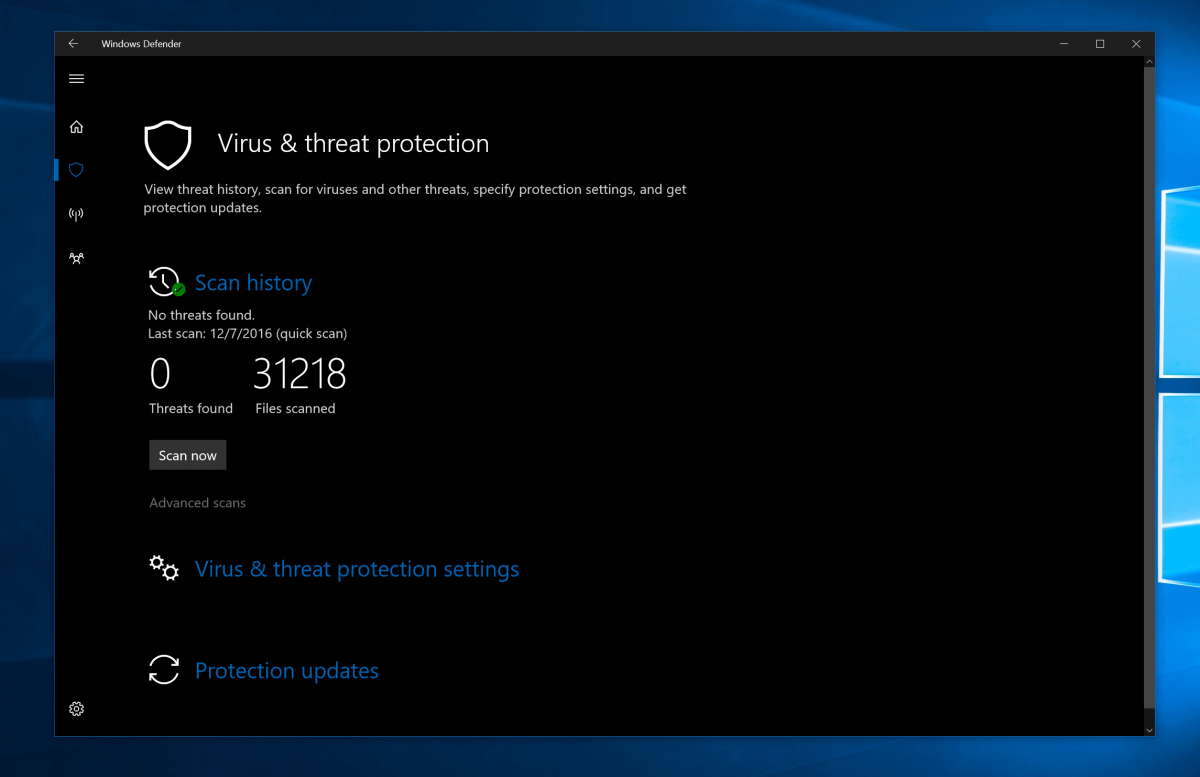This is the new Windows Defender app coming with Windows 10's Creators ...