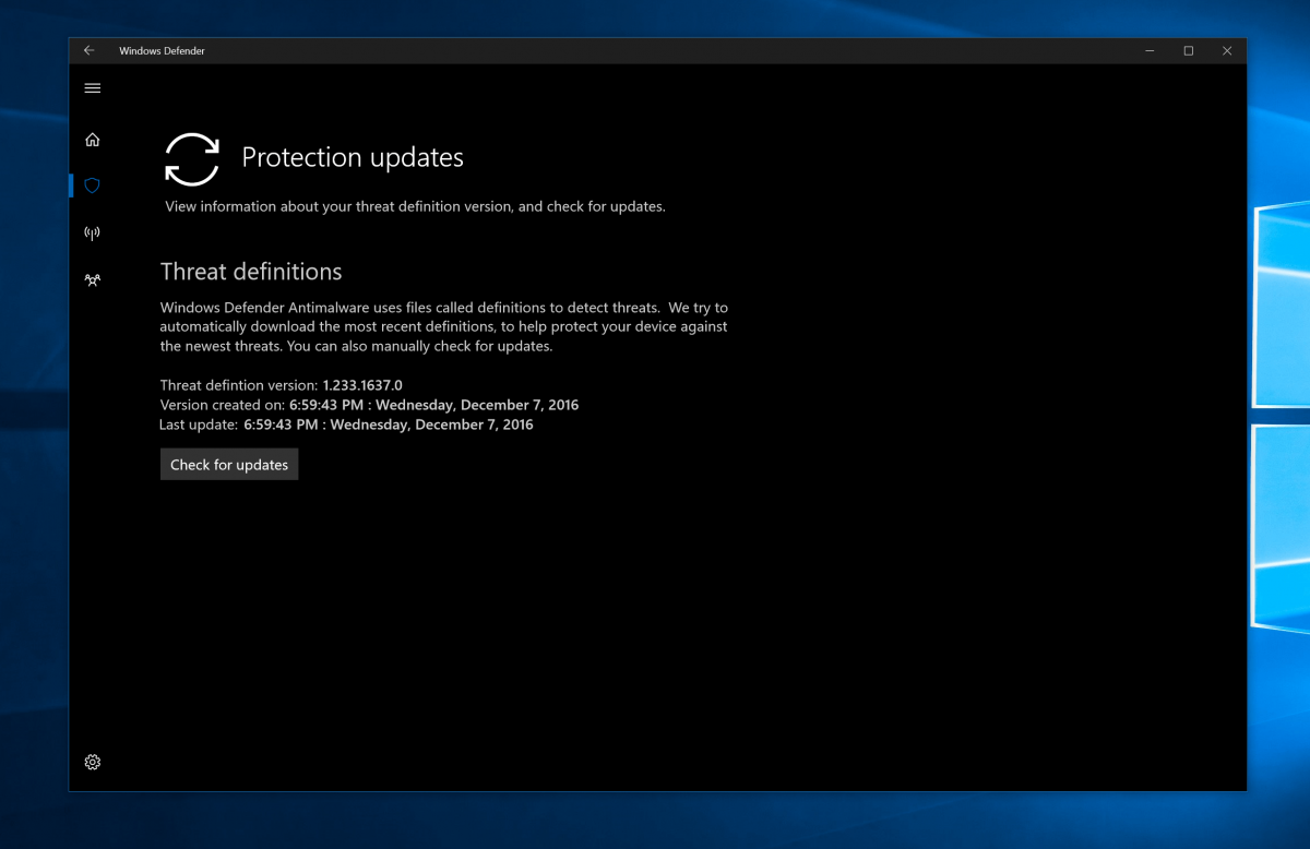 This is the new Windows Defender app coming with Windows 10's Creators ...