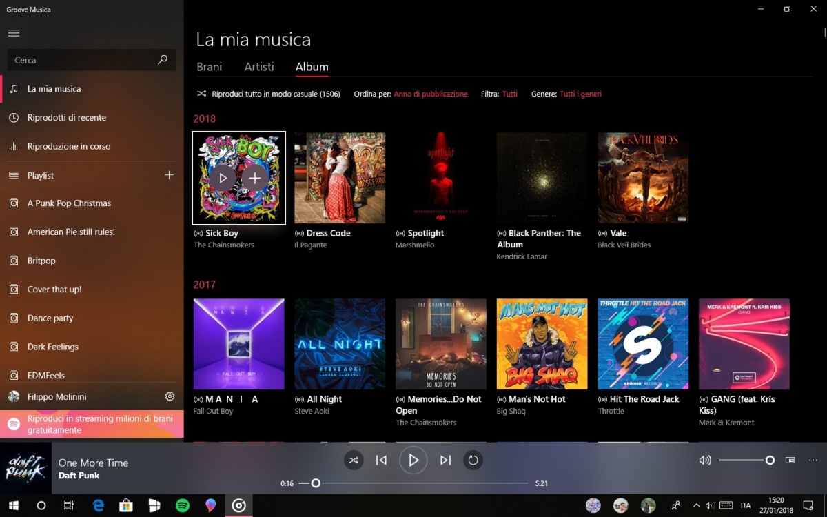 Groove Music app gets more Fluent Design in latest update