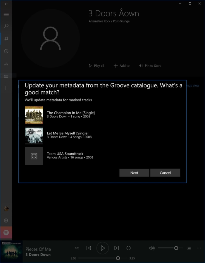 How to edit music metadata files with Groove Music on Windows 10