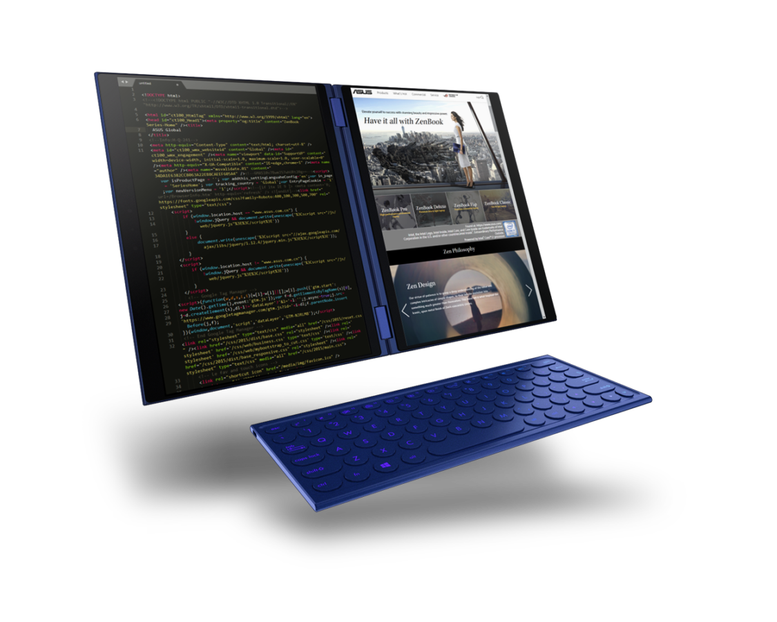 Asus Precog is a stunning dual-screen foldable Windows PC