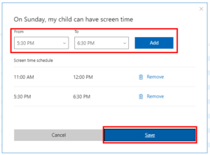 How to restrict Screen Time for Kids on Windows 10 PC