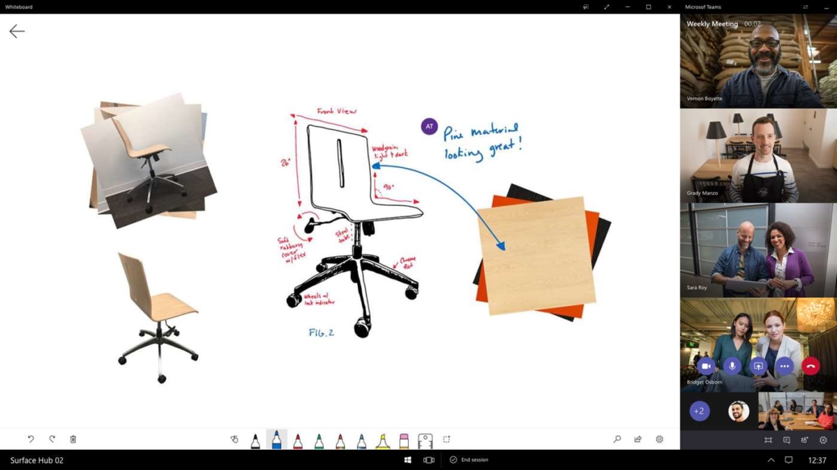 Microsoft Teams for Surface Hub now available to all