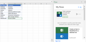 You can now build and run flows in Excel