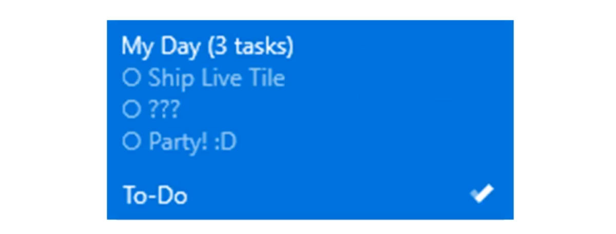 Microsoft To-Do app updated with Live Tile support