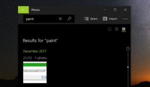 Microsoft Photos app now supports OCR search