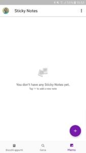 Sticky Notes will sync to the OneNote app on iOS and Android