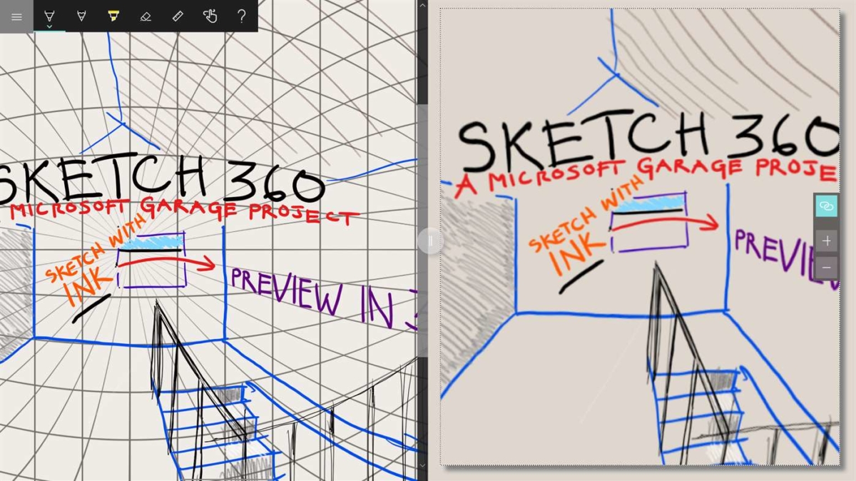 Microsoft Garage's new Sketch 360 app allows anyone to easily sketch ...