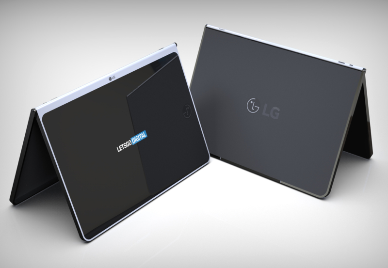 LG may release a cool tablet with edge to edge screen and wireless keyboard