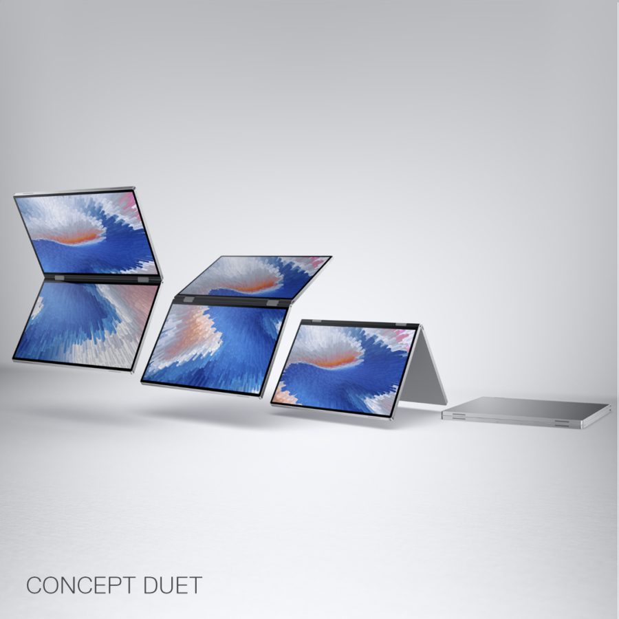 Dell showed off two folding Windows 10 laptops #CES2020 - MSPoweruser