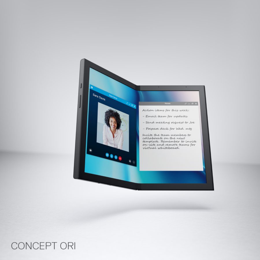 Dell showed off two folding Windows 10 laptops #CES2020 - MSPoweruser