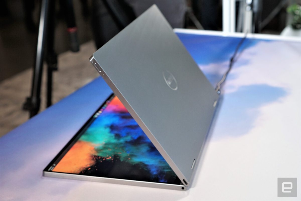 Dell showed off two folding Windows 10 laptops #CES2020 - MSPoweruser