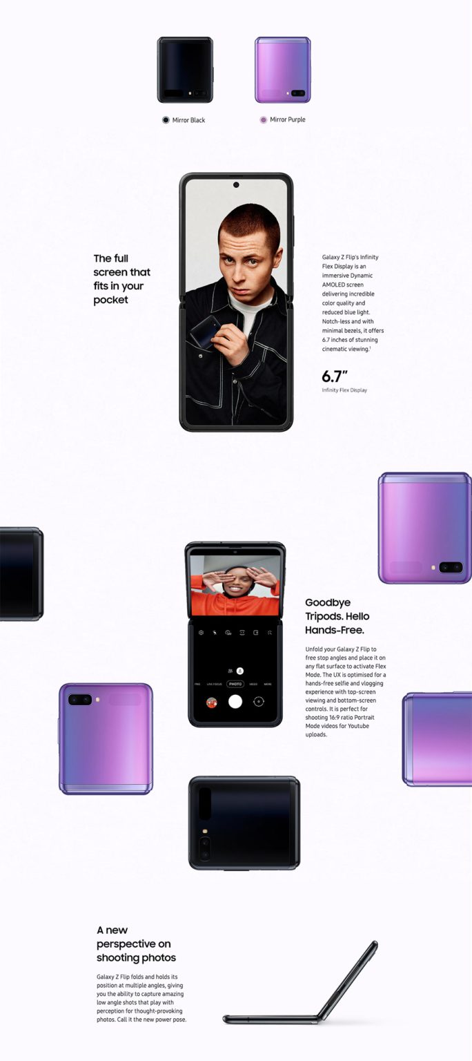 Samsung Galaxy Z Flip marketing material shows Samsung is targeting ...