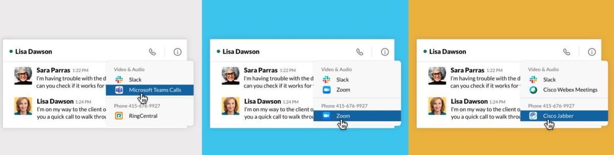 Slack now allows you to make a Microsoft Teams and Zoom call right ...