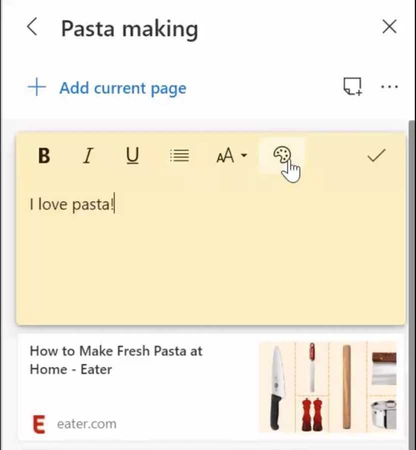 Microsoft Edge Canary update brings a number of Collections improvements