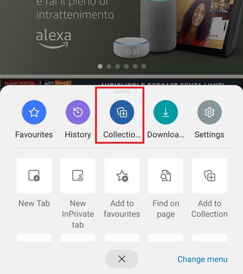 Microsoft Edge for Android updated with Collections support
