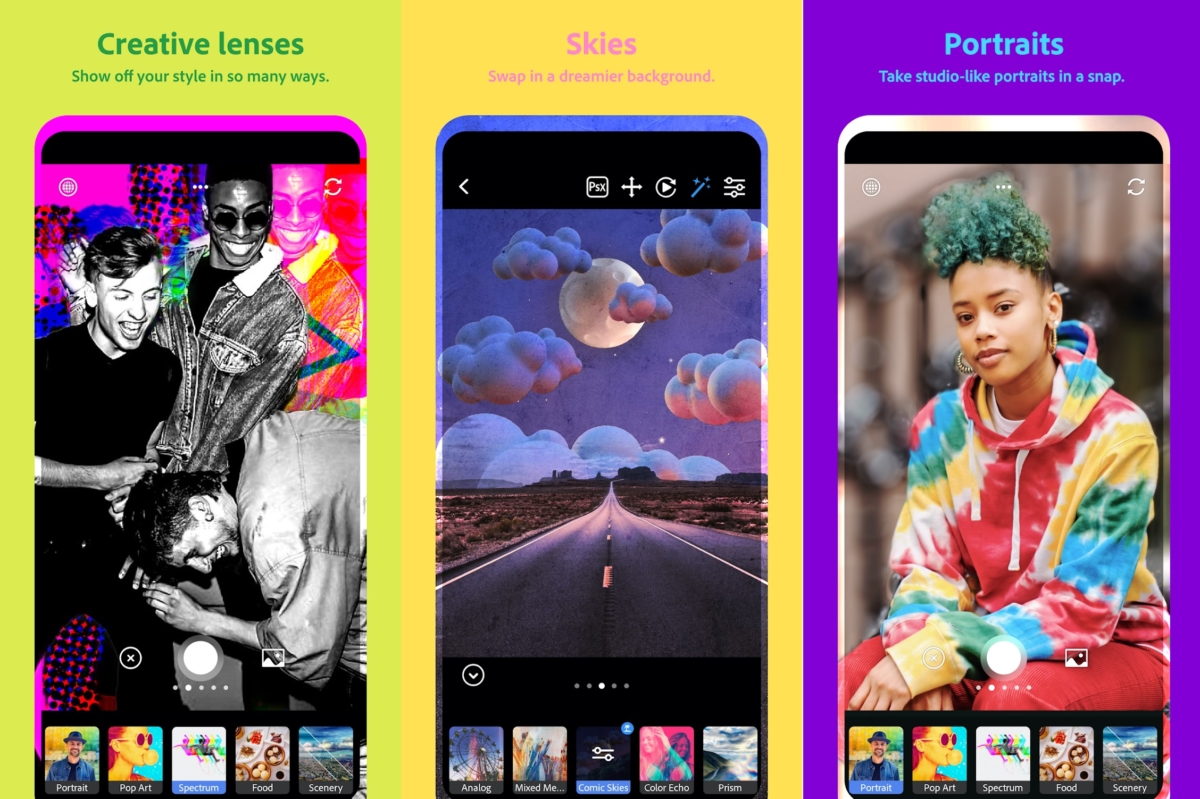 Adobe's amazing AI-powered Photoshop Camera app now available for download