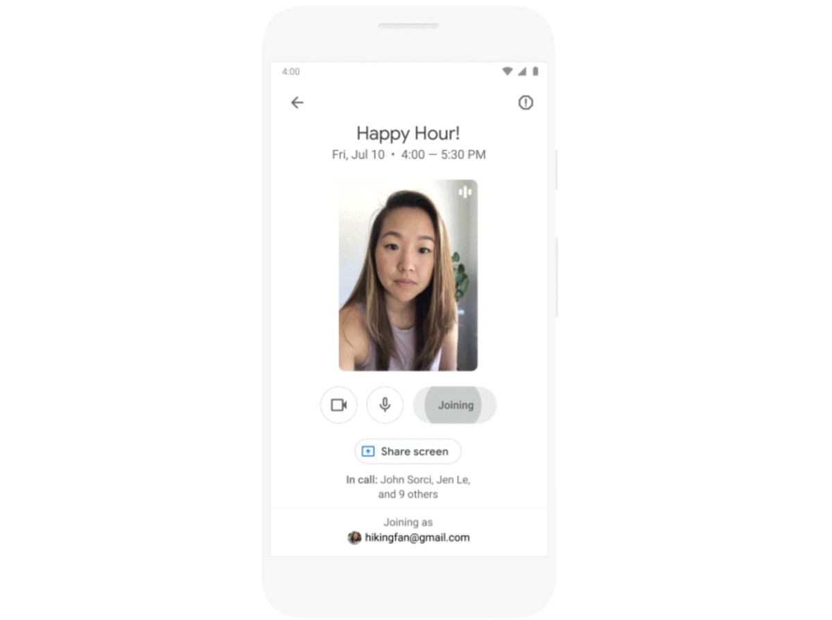 Google Meet 'companion mode' now available on your phone