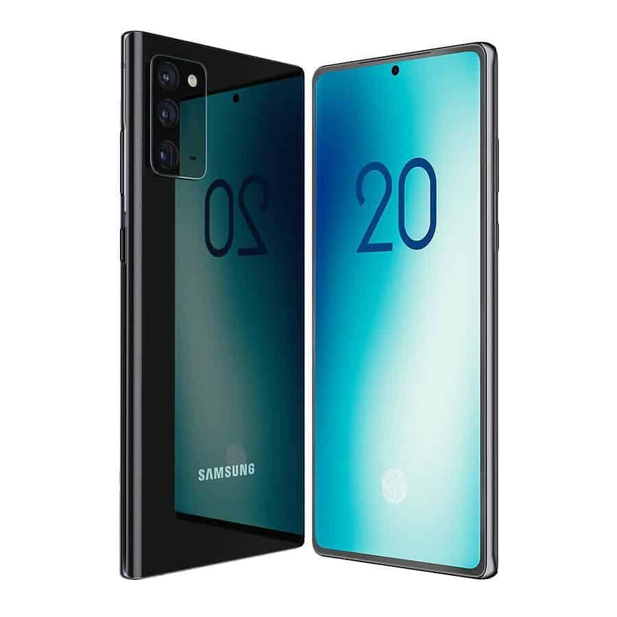 Samsung Galaxy Note 20's flat screen shown off in new leak