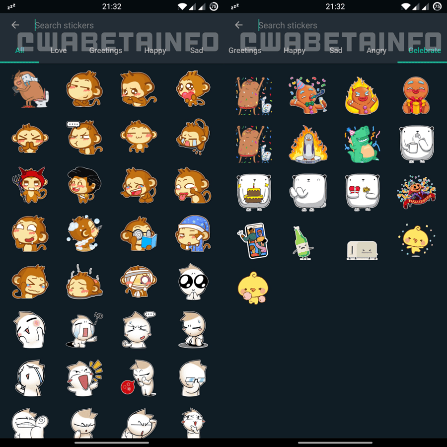 You'll soon be able to search stickers in WhatsApp