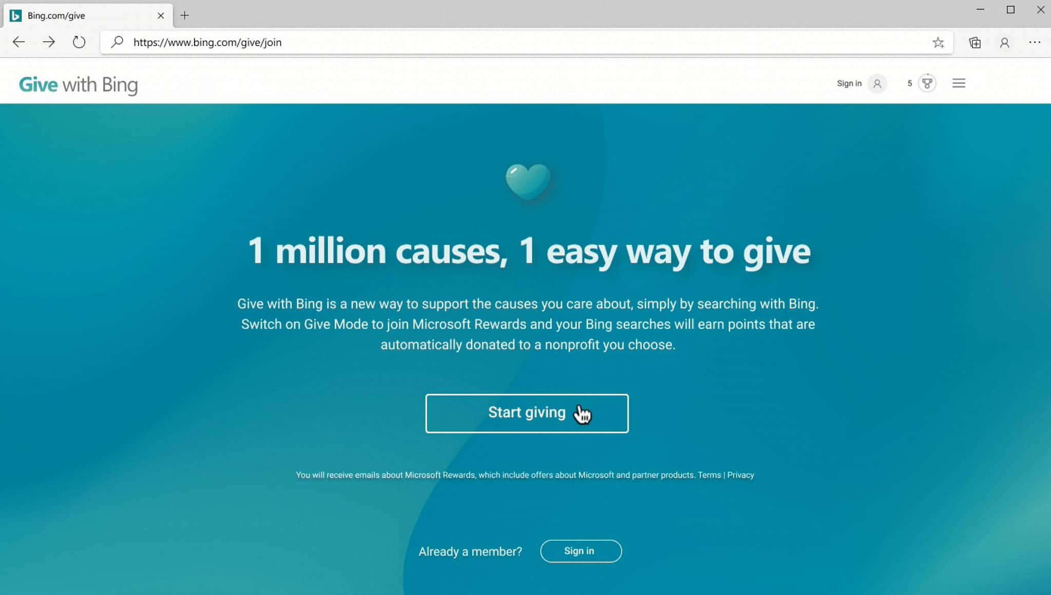 Microsoft Give with Bing - MSPoweruser Microsoft Give with Bing - MSPoweruser