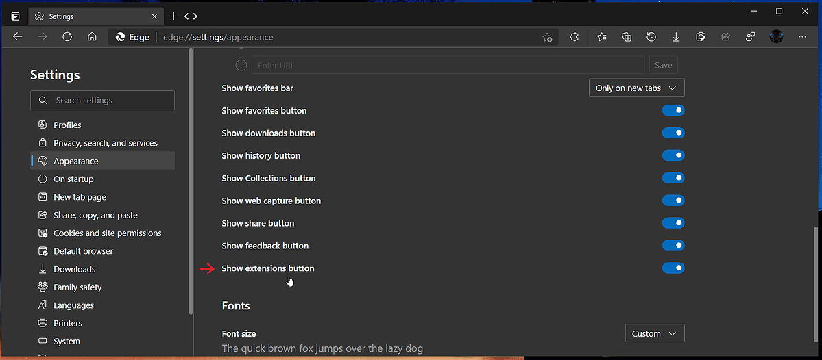 Microsoft has a new Edge extension menu, here's how you can enable it
