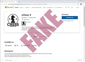 Malware authors are creating fake Microsoft Store pages