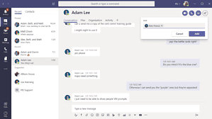 You can now include External users in Microsoft Teams group chats