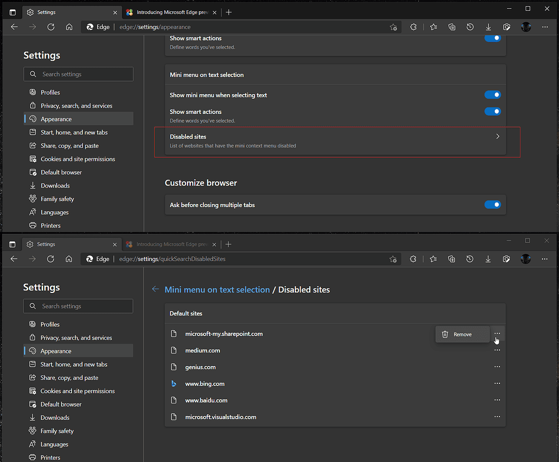Microsoft expands Edge's text-selection mini-menu to regular pages in ...