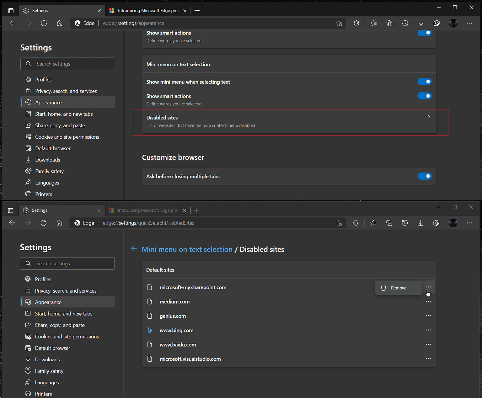 Microsoft expands Edge's text-selection mini-menu to regular pages in ...