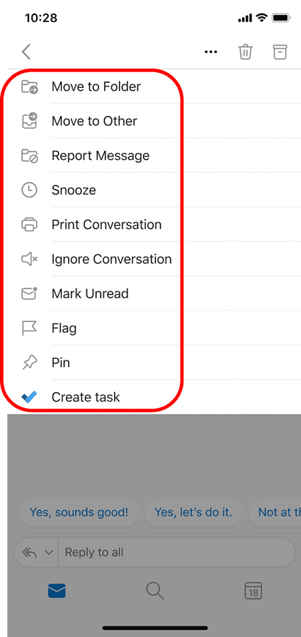 Pinned messages coming soon to Outlook on iOS and Android