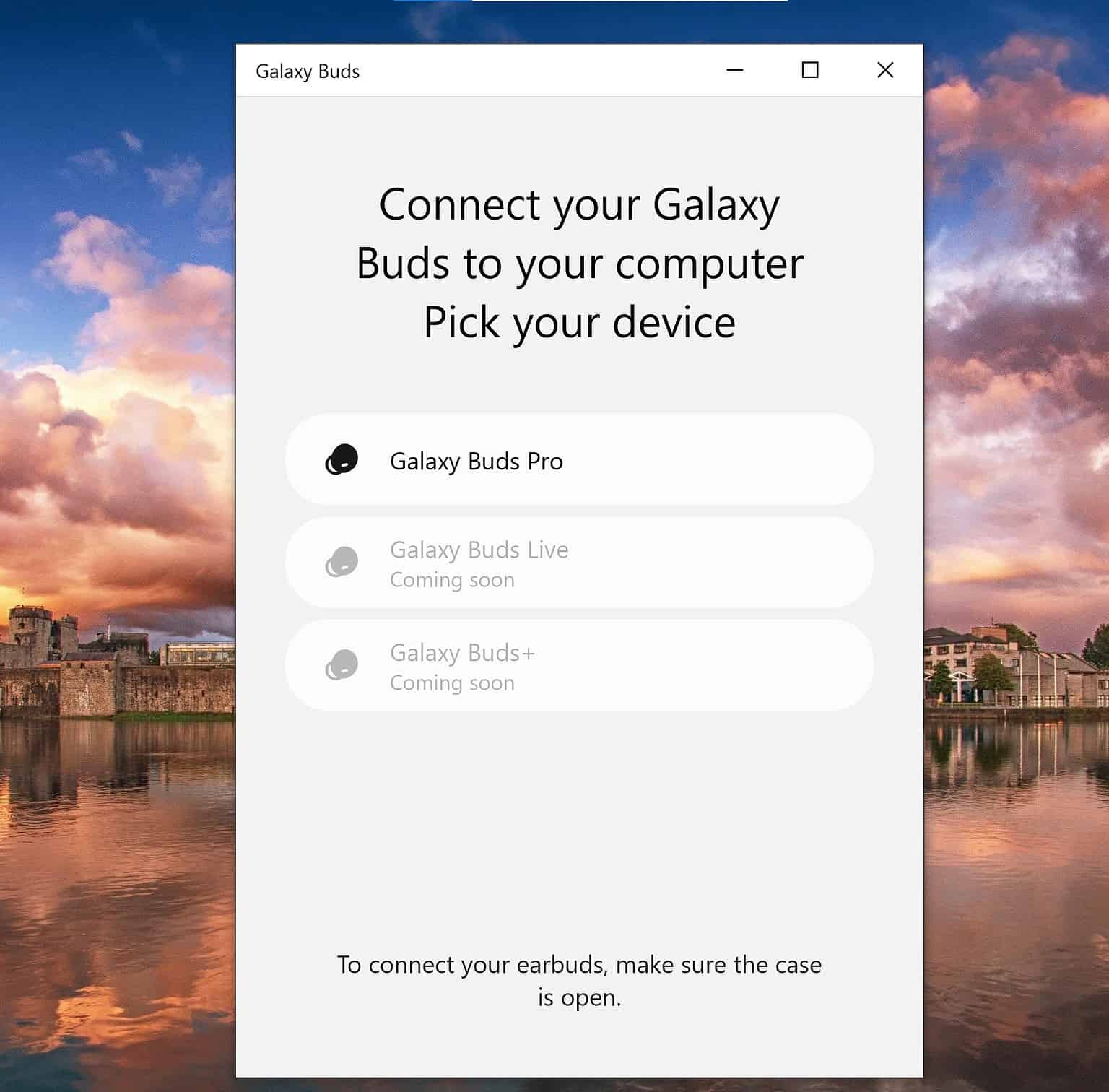 Great news! Official Samsung Galaxy Buds app for Windows 10 now in the ...