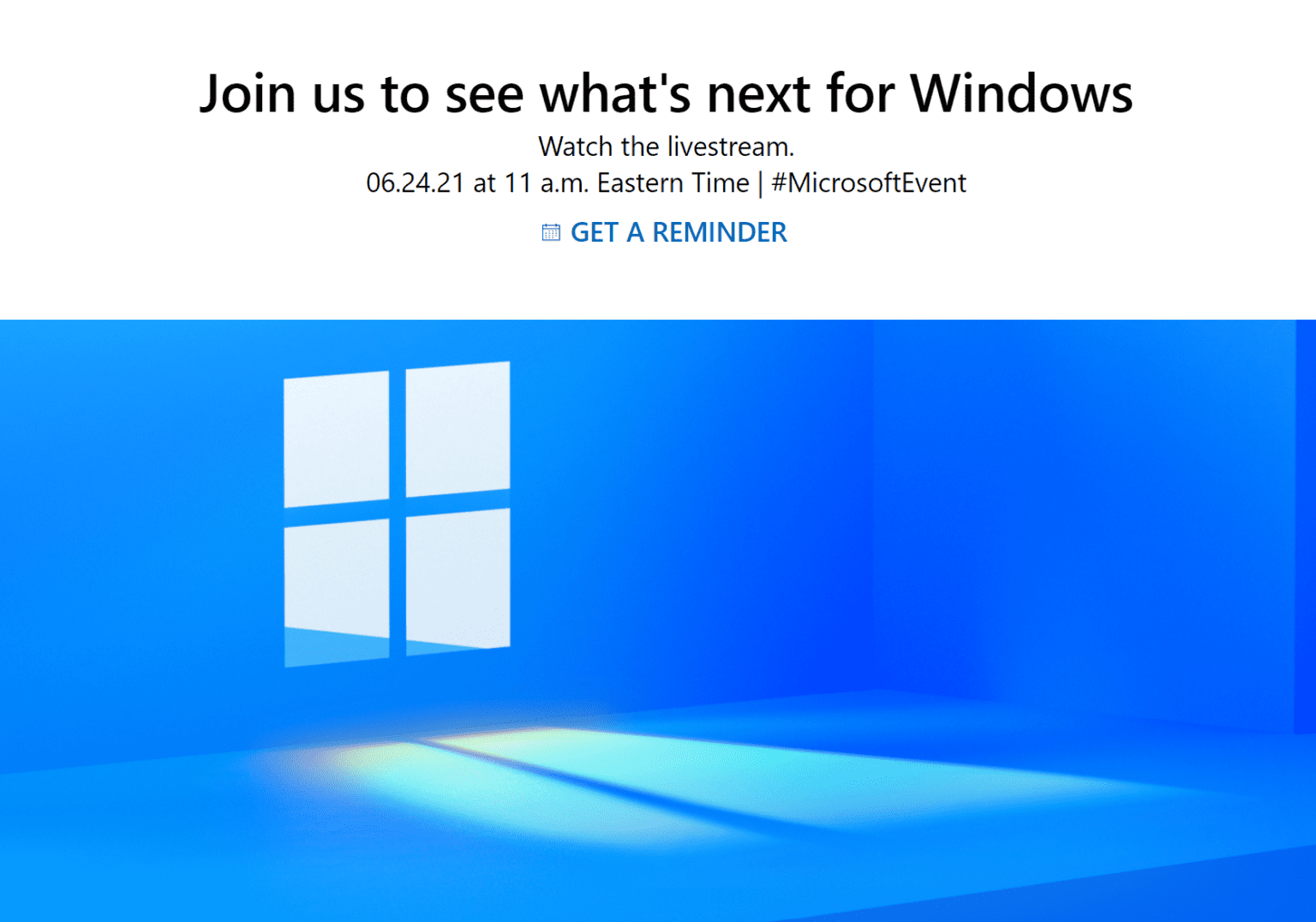 Windows 11 event: here is how to watch Microsoft showcasing "the next ...