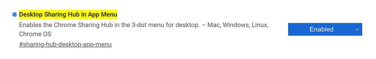 Google Chrome copies Edge's new Sharing Hub