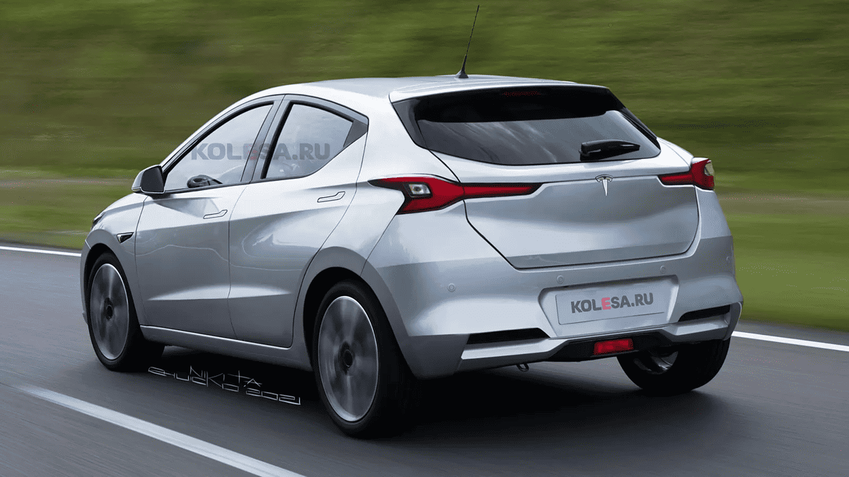 Render shows what a European hot hatch 'Tesla Model 2' may look like ...
