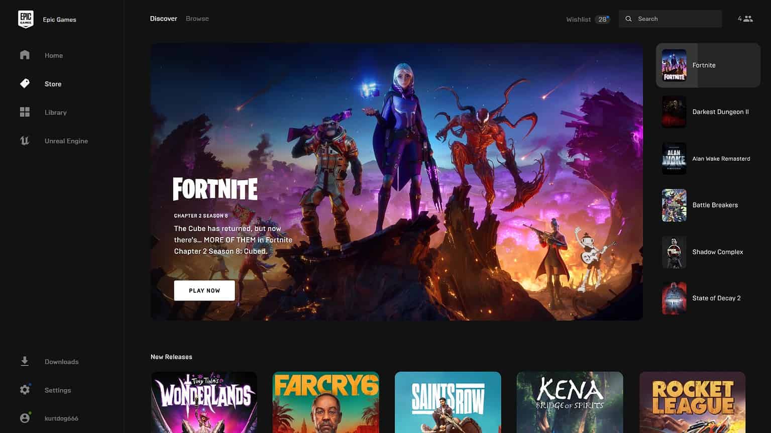 Epic Games Store app now available for download from Microsoft Store