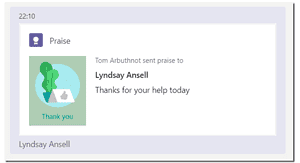 You will soon be able to view your Teams Praise history in Microsoft Viva